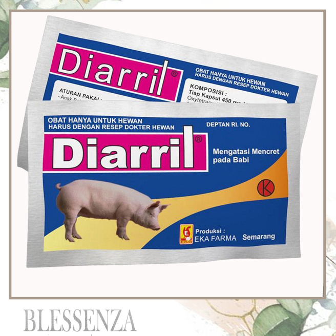 Jual DIARRIL BABI 1 SACHET 10 KAPSUL EKA FARMA || OBAT MENCRET BABI ...