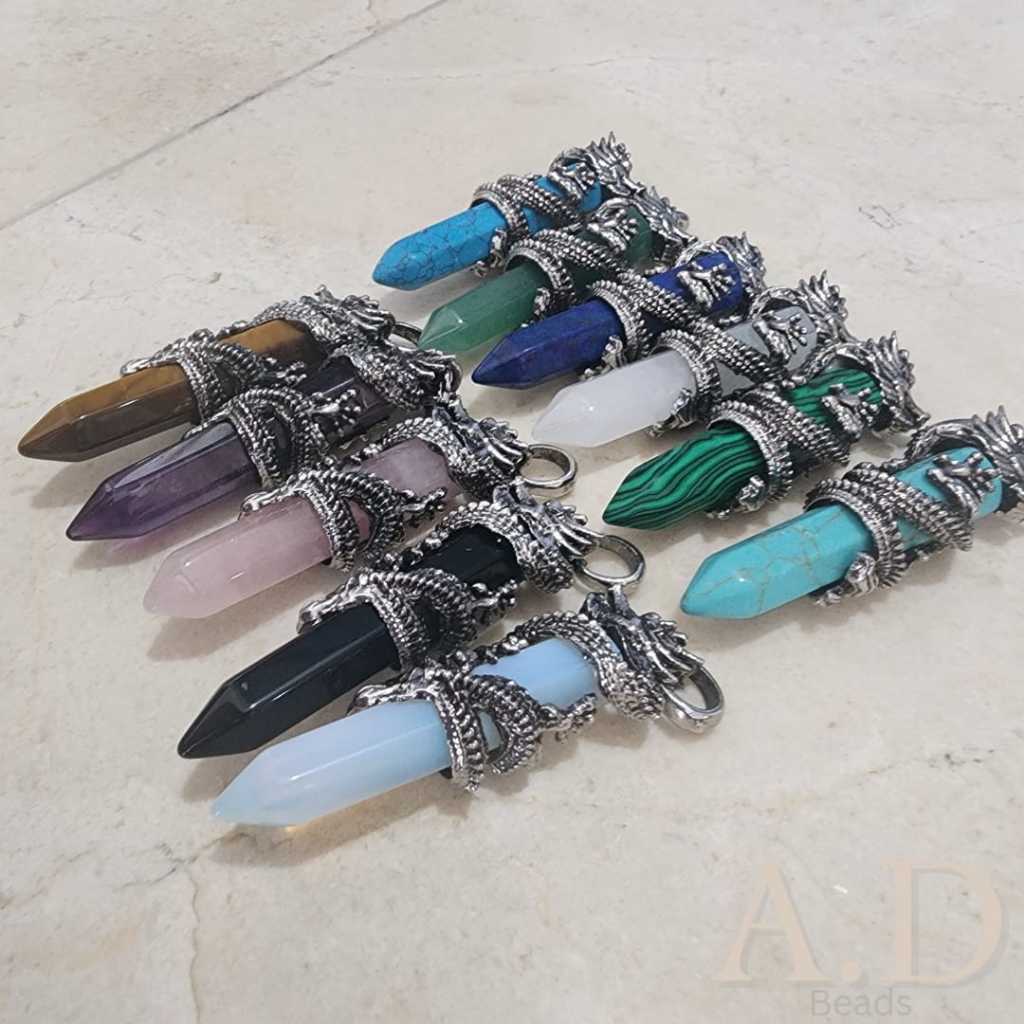 Jual Liontin Batu Akik Batu Alam Untuk Kalung Motif Naga Lilit BESAR ...