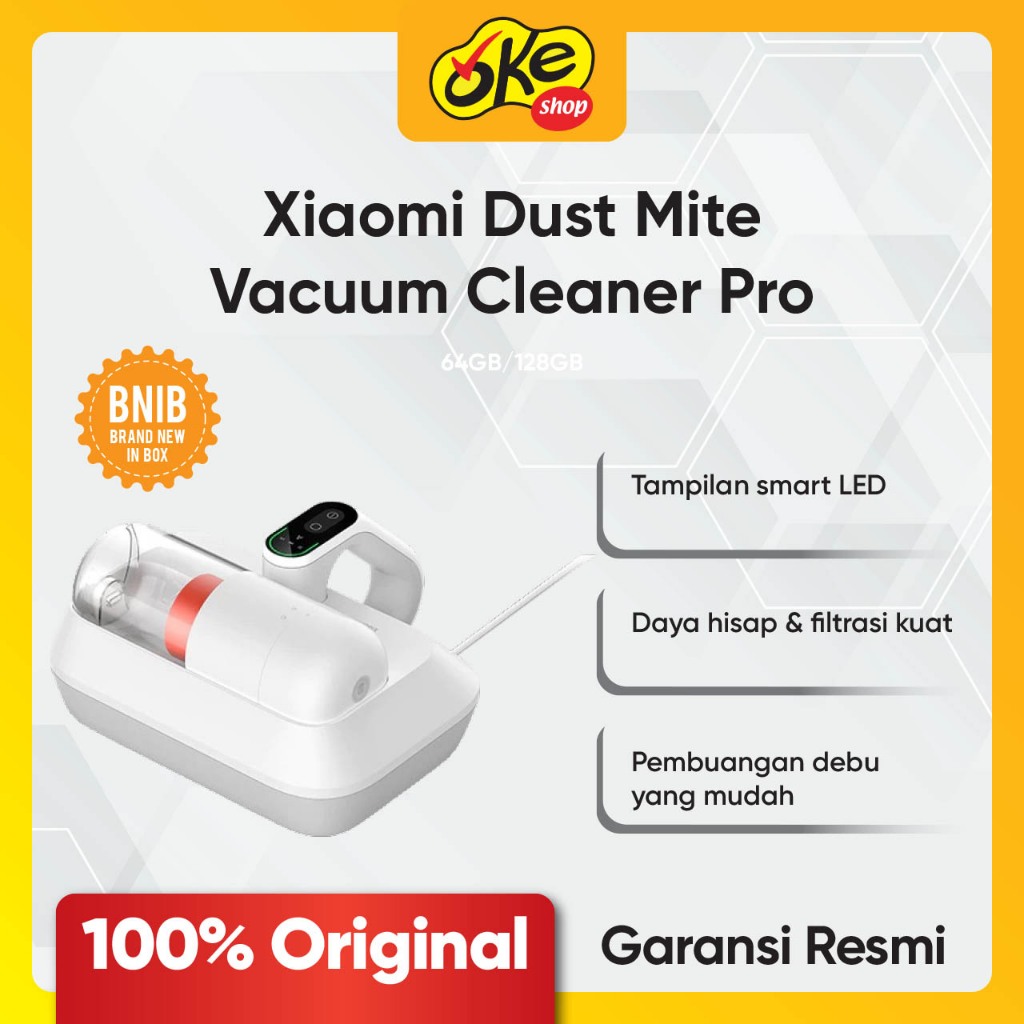 Jual Xiaomi Dust Mite Vacuum Cleaner Pro | Daya isap cyclone 14 kPa ...