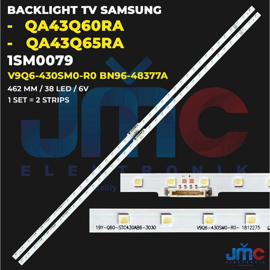 Jual BACKLIGHT TV LED SAMSUNG 43 INCH QA43Q60RA QA43Q65RA QA43Q60 QA43Q65 | Shopee Indonesia