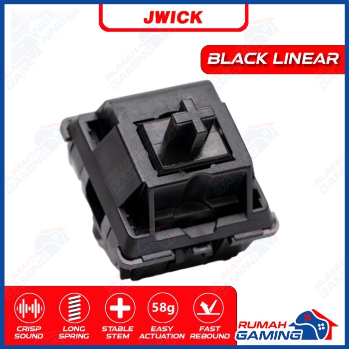 Jual JWICK - Switch - Jwk - Ultimate Black Smokey - 5 PIN - 63.5g ...