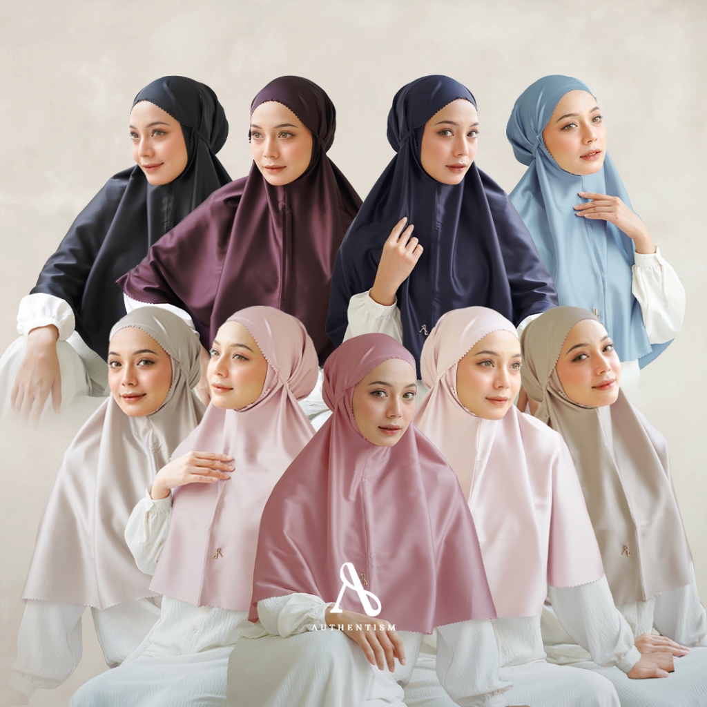 Jual AUTHENTISM ID SAABIRA KHIMAR BASIC PREMIUM POLOS KERUDUNG HIJAB ...