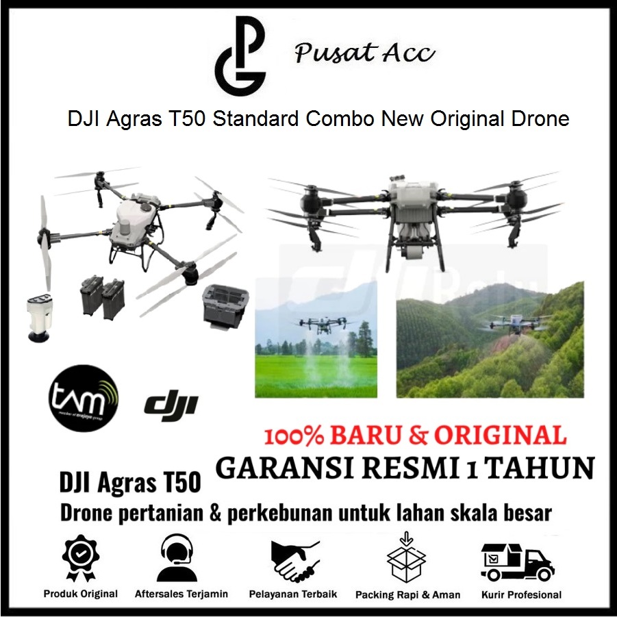 Jual DJI AGRAS T50 Standart Combo New Original DJI Agras Drone Pertanian Perkebunan | Shopee ...