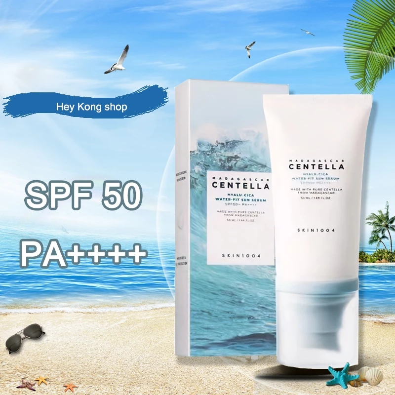 Jual SKIN1004 Madagascar Centella Sunscreen SKIN1004 Hyalu-Cica Water-Fit Sun Serum SPF50 PA ...