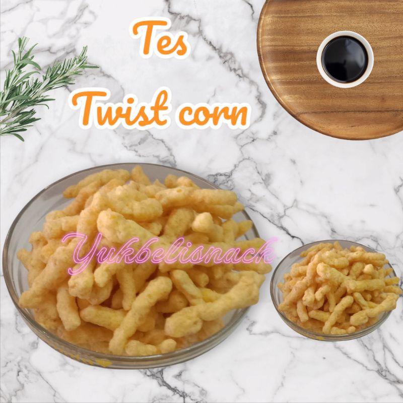 Jual twist corn barbeque 250gr/twis jagung barbeque tes | Shopee Indonesia