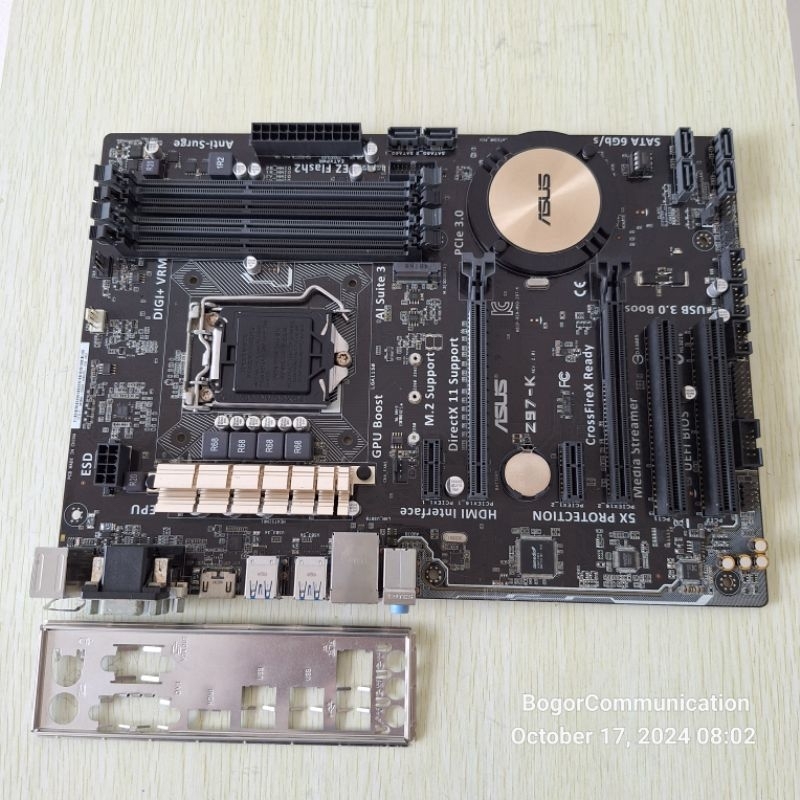 Jual Motherboard Z97 Asus Z97-K Intel Haswell 1150 DDR3 | Shopee Indonesia