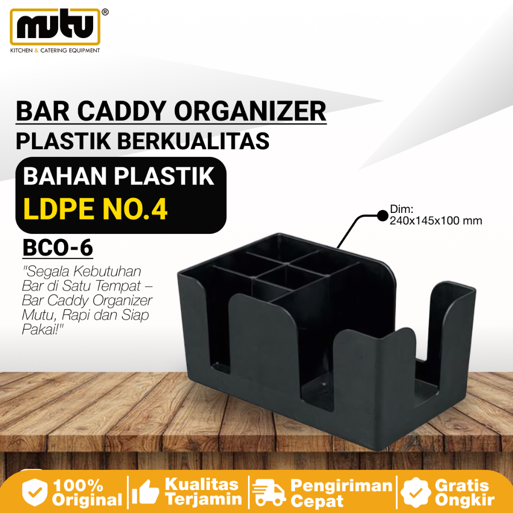 Jual MUTU Bar Caddy Organizer Tempat Tissue Sedotan Sumpit BCO Series ...
