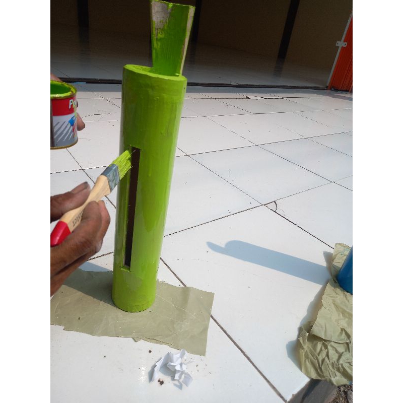 Jual (WARNA) pentungan ronda / kentongan bambu / tongtrong bambu / alat ...