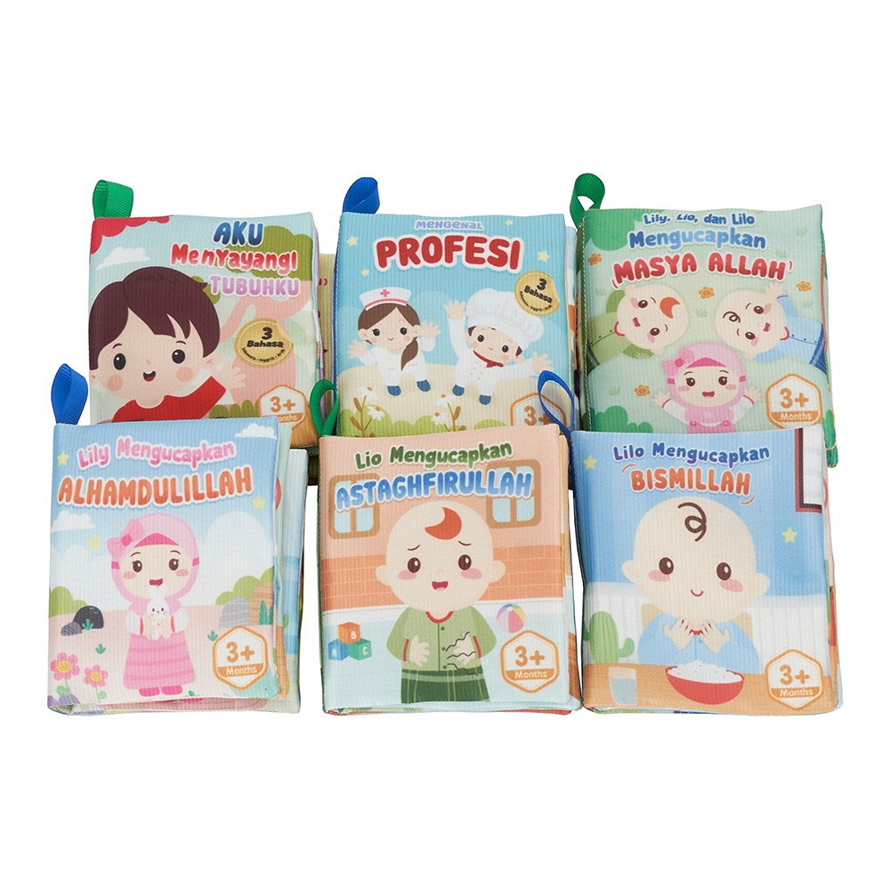 Jual Soft Book Mainan Anak/Mainan Edukasi/ Mainan Gambar/ Bahan Kain ...