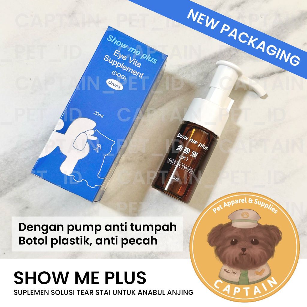 Jual SHOW ME PLUS SUPPLEMENT ANTI TEAR STAIN NODA MATA ANJING DOG ...