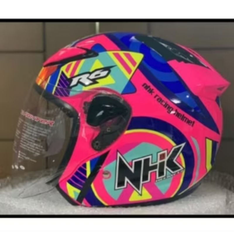 Jual HELM NHK R6 PIGMENT MORIF ORIGINAL | Shopee Indonesia