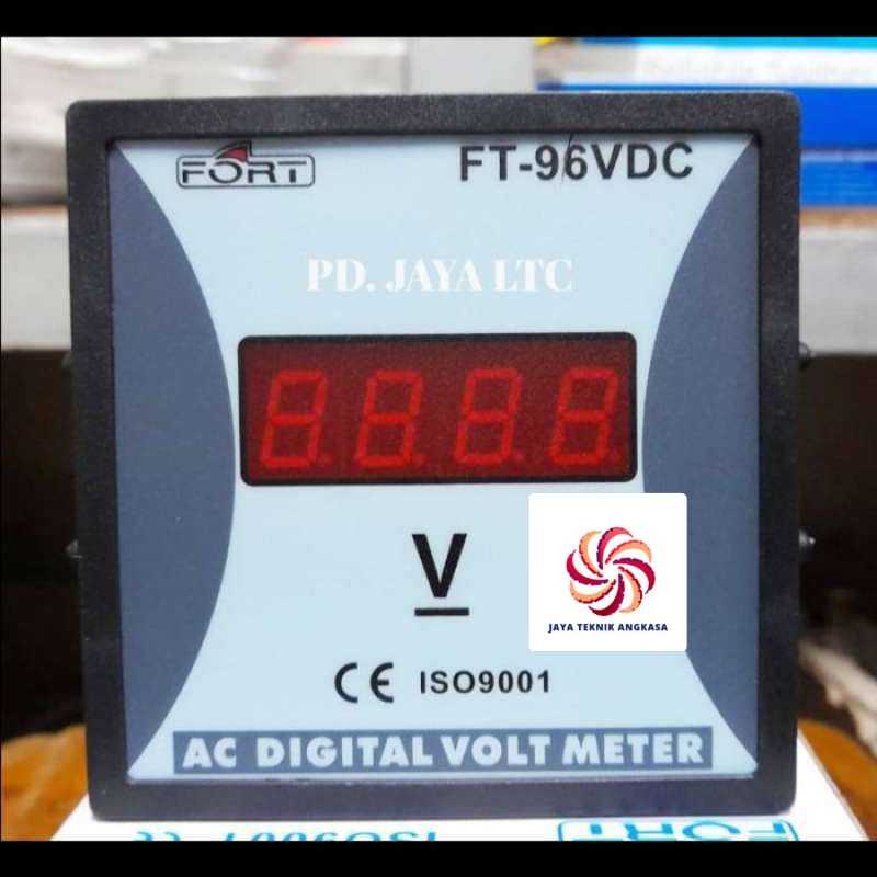 Jual DIGITAL DC VOLTMETER FORT FT-72VDC(72×72) | Shopee Indonesia