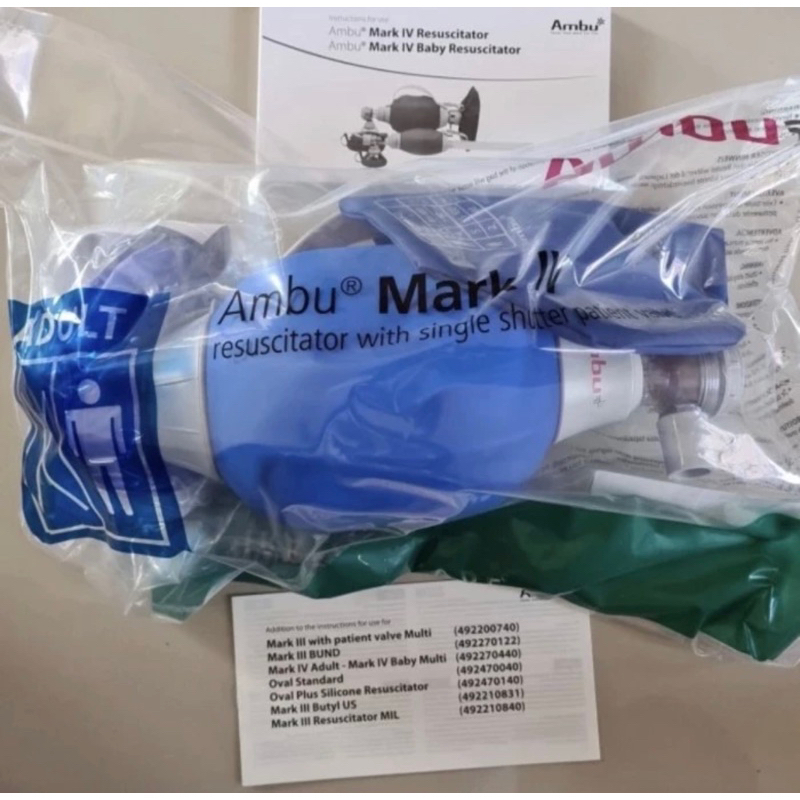 Jual Ambubag Ambu Mark IV Adult( dewasa)/Ambubag Ambu Mark IV Baby | Shopee Indonesia