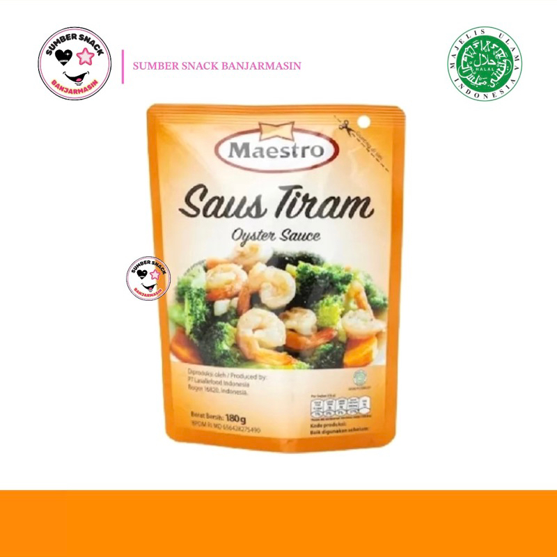Jual Maestro Saus Tiram Oyster Sauce Pouch (180g) | Shopee Indonesia