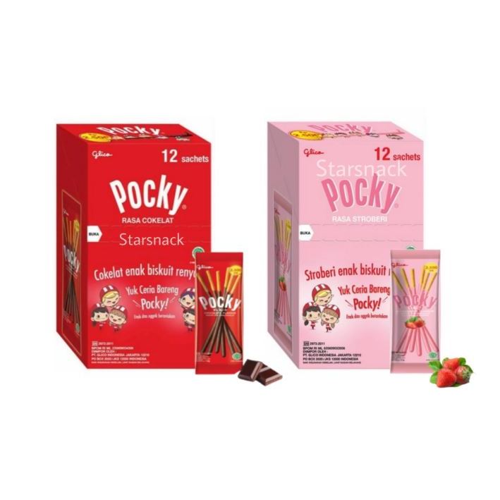 Jual Pocky Stick Box isi Kemasan Sashet isi 12 | Shopee Indonesia