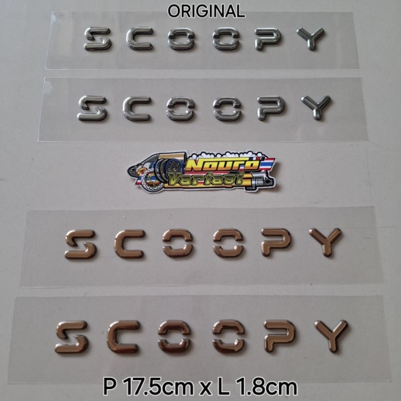 Jual Emblem Honda Scoopy 2024 2025 timbul berkualitas | Shopee Indonesia