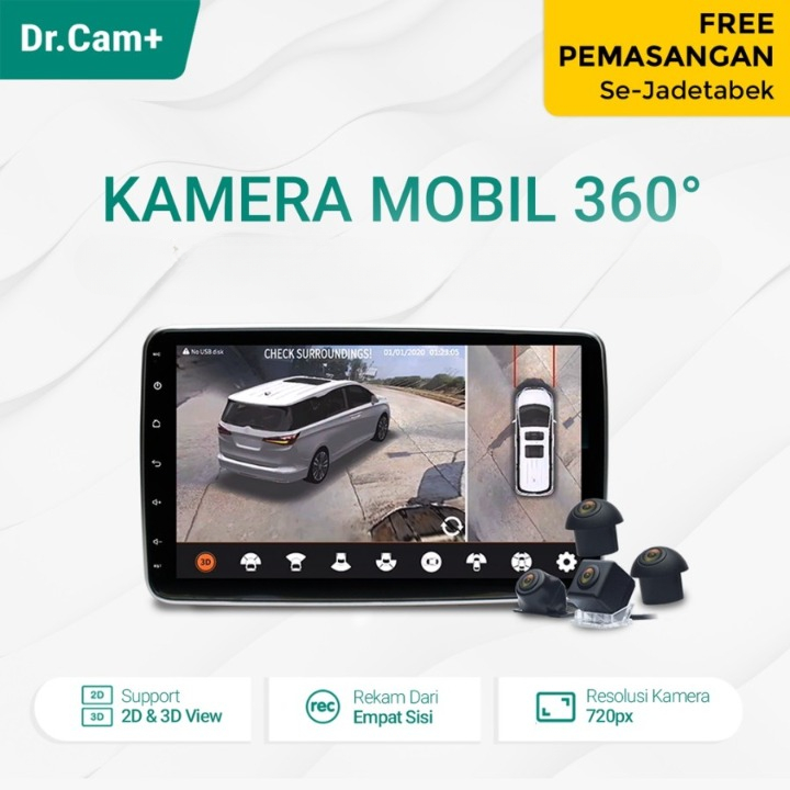 Jual Dr.Cam+ Kamera Mobil 360 Intelligent Pro Series - Surround Camera ...