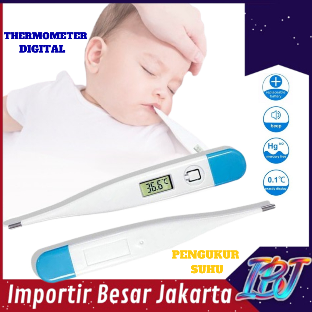 Jual Termometer Thermometer Digital Anak Bayi Dewasa ORIGINAL Akurat ...