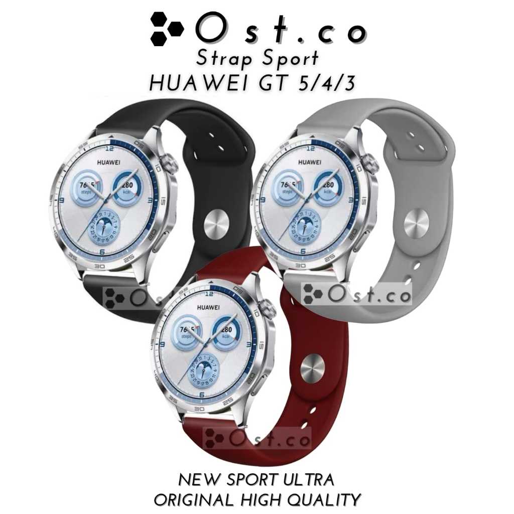 Jual Strap Huawei Watch GT 5 GT 5 PRO GT 4 Ultra Sport Tali Huawei ...