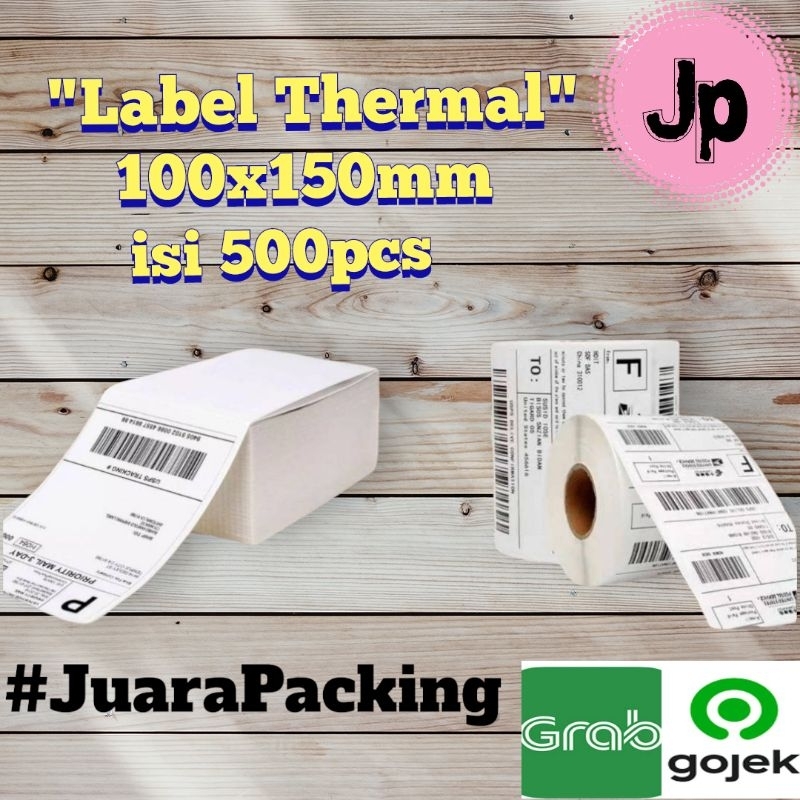 Jual Kertas Label Sticker Barcode 100x150mm Thermal isi 500pcs | Shopee Indonesia