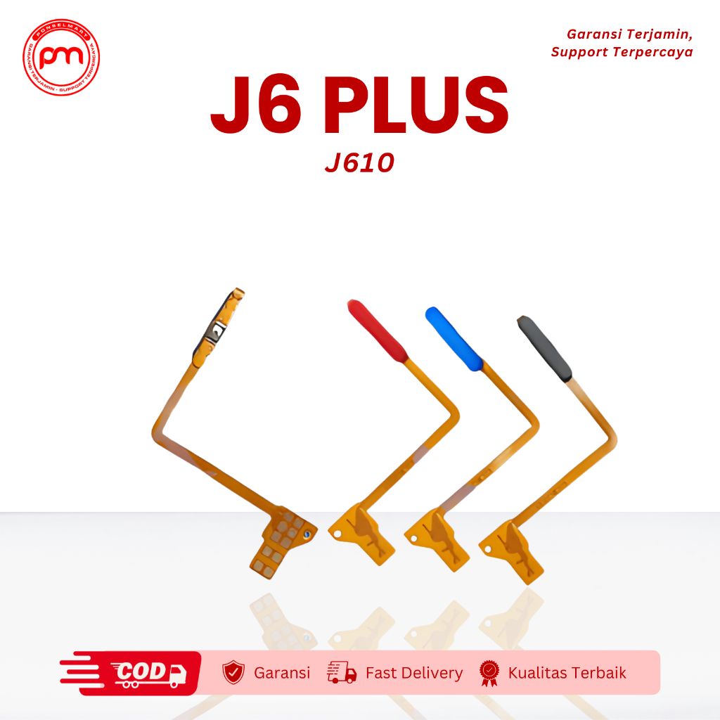Jual Flexible Power ON/OFF Samsung J610 J6 Plus + Rubber Home | Shopee Indonesia
