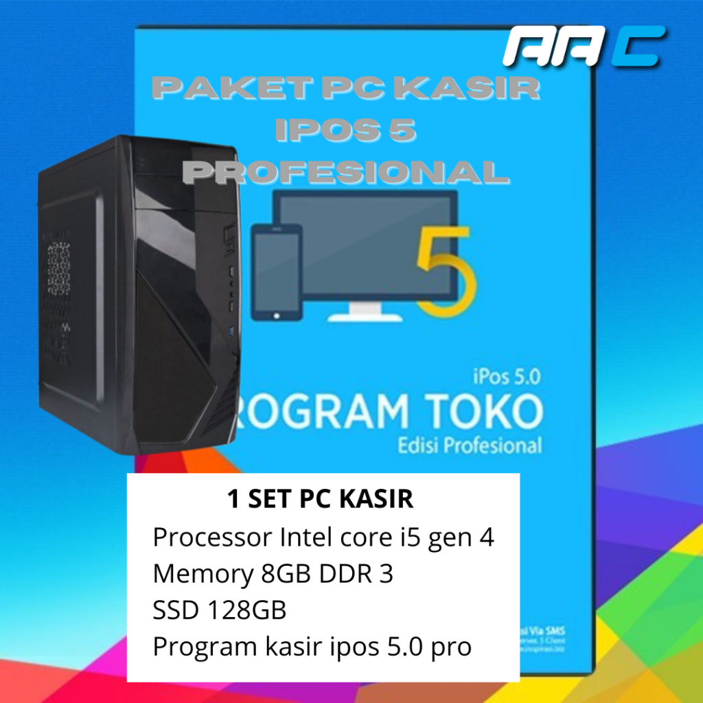 Jual KOMPUTER KASIR FULLSET PC KASIR LENGKAP PROGRAM TOKO IPOS PROFESIONAL | Shopee Indonesia