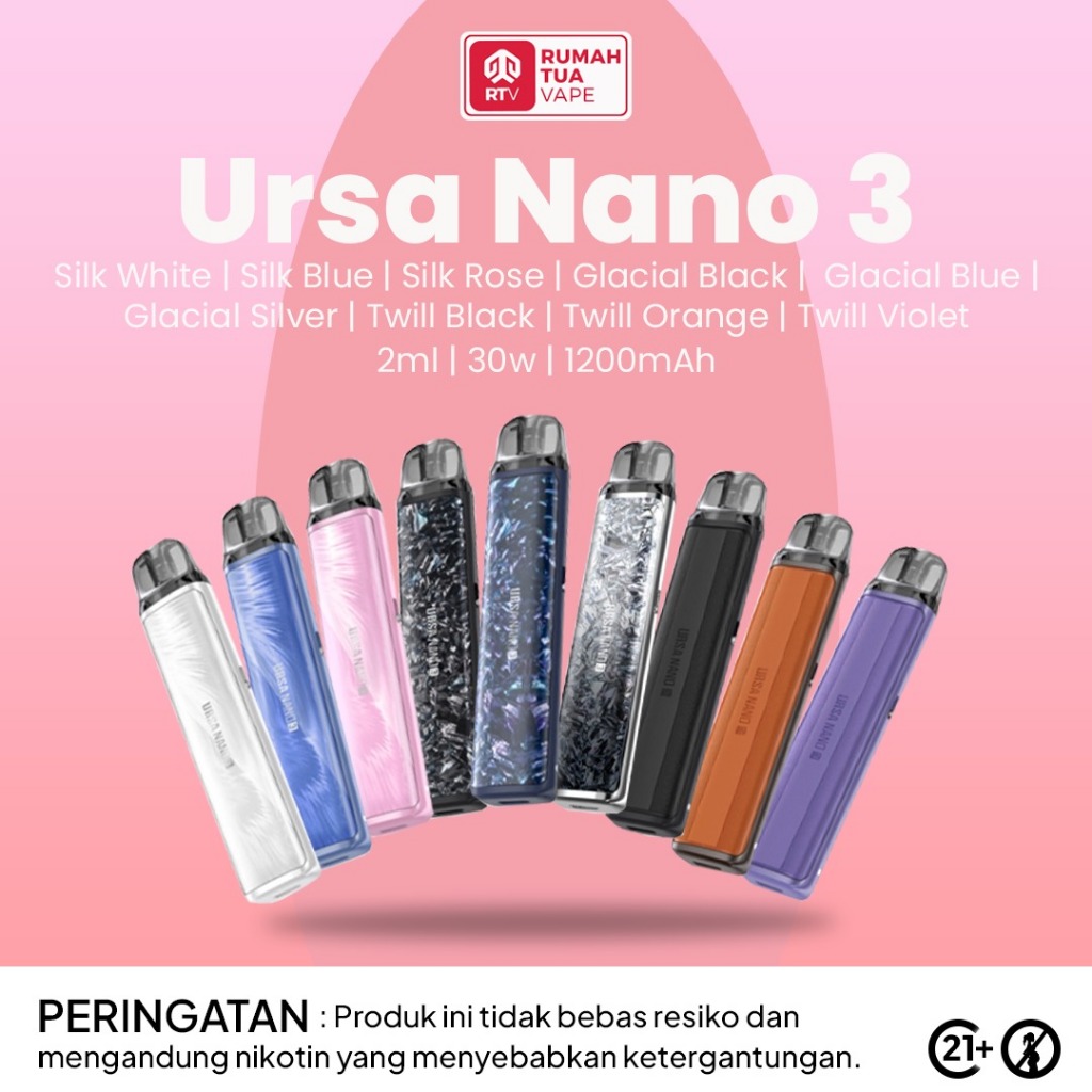 Jual URSA NANO 3 POD KIT 1200MAH 30W 2ML | Shopee Indonesia