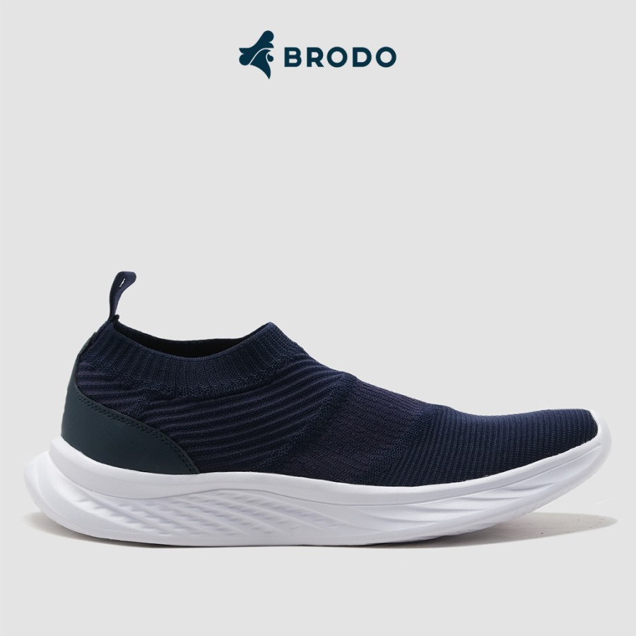Jual BRODO - Sneakers Active Husher Navy WS | Shopee Indonesia