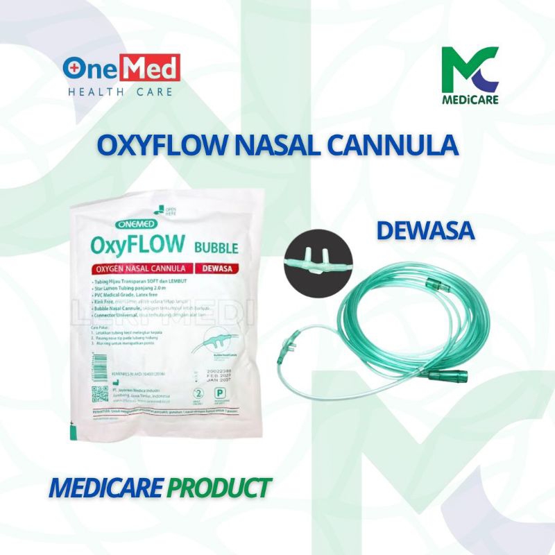 Jual OXYFLOW NASAL CANNULA ONEMED DEWASA | Shopee Indonesia