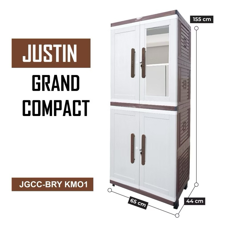 Jual LEMARI PLASTIK CLUB JUSTIN GRAND COMPACT KUNCI MIRROR1 PRINTING JGCC-KMO1 | Shopee Indonesia
