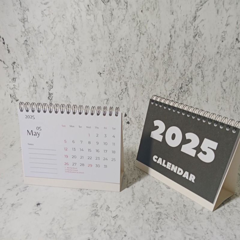 Jual TERMURAH] Custom kalender spiral 2025 kalender meja custom minimal ...