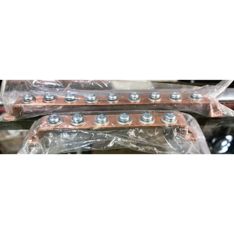 Jual Nol Klem Ground Plat Grounding Terminal Tembaga 6 Baut (1,5cm) ; 9 ...