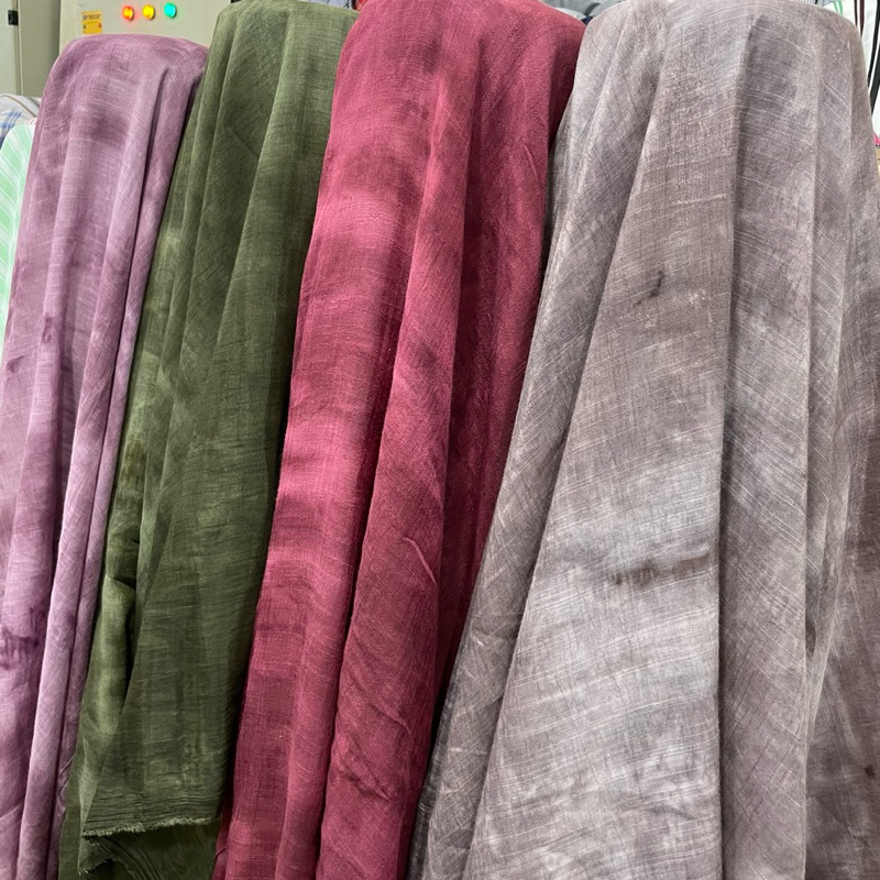 Jual Kain katun Linen sansan rayon gradasi (harga 0.5mtr/50cm) | Shopee ...