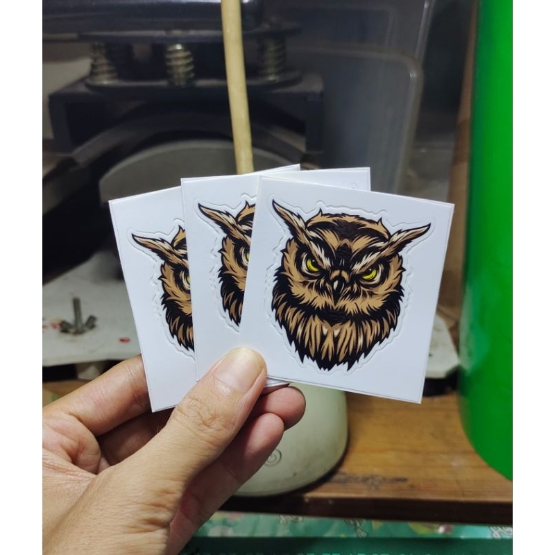 Jual stiker print burung hantu sticker keren | Shopee Indonesia