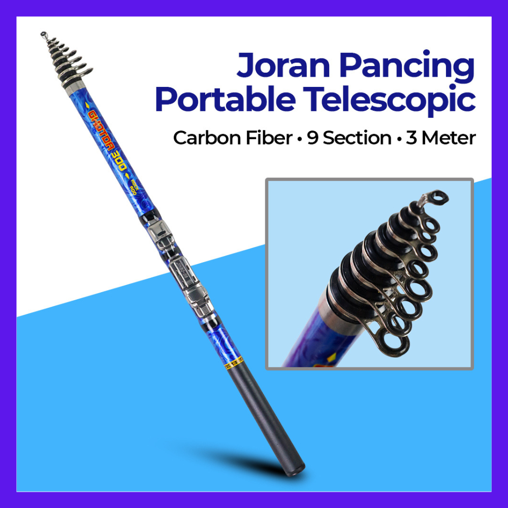 Jual Joran Pancing Portable Telescopic Fishing Rod 3M - G7 - Blue ...