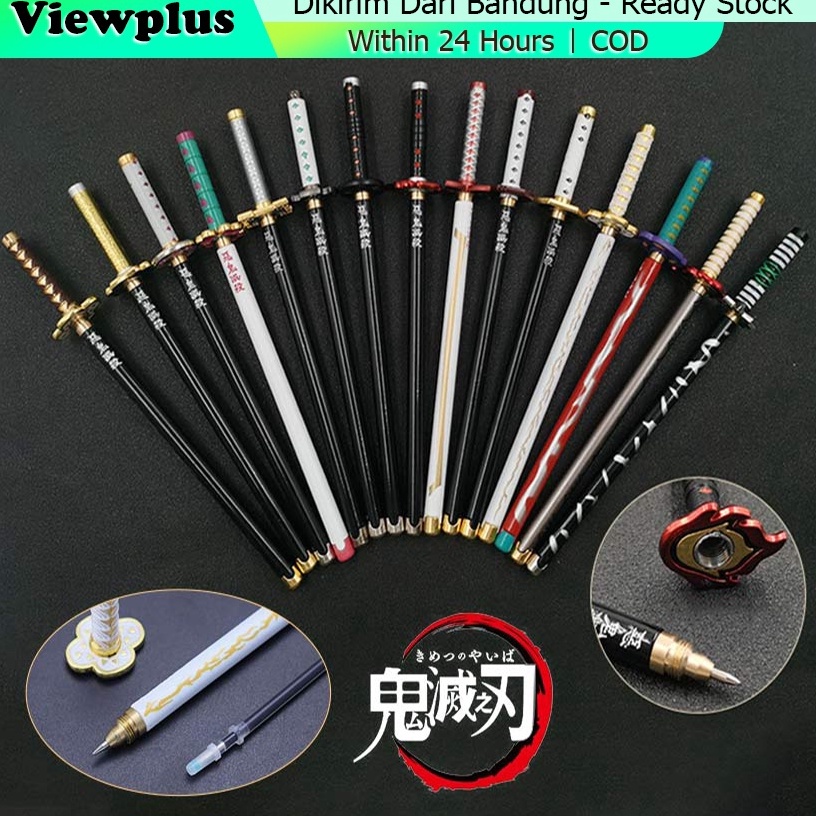 Jual KODE B57P Pulpen Pedang Sword Pen Zenitsu Anime Demon Slayer ...