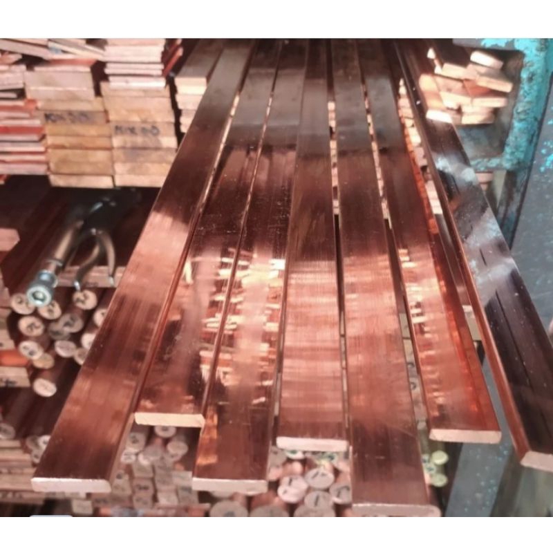 Jual plat busbar tembaga murni 5mm x 25mm x 500mm | Shopee Indonesia