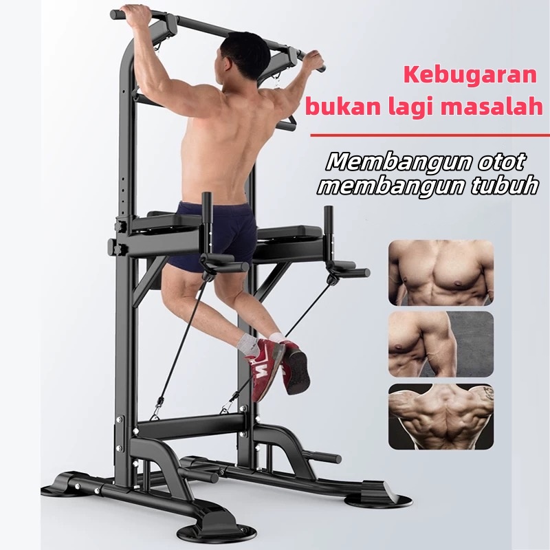 Jual Multi-Function Power Tower,Adjustable Height Pull up Station PULL ...