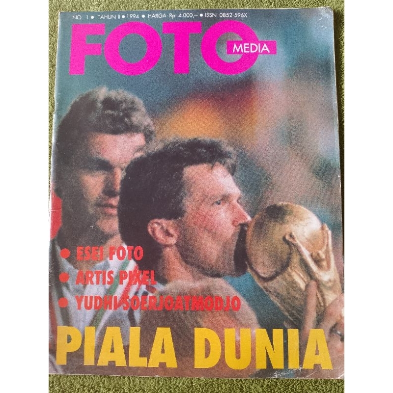 Jual Majalah FOTO MEDIA PIALA DUNIA ESEI FOTO ARTIS PIXEL | Shopee ...