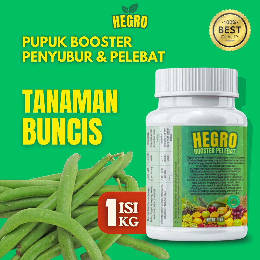 Jual Pupuk Boster Pelebat Tanaman Buncis Penyubur Perangsang Akar Daun ...