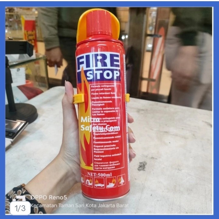 Jual Fire Stop Mobil / Alat Pemadam Api Mini Portabel 500ml | Shopee ...