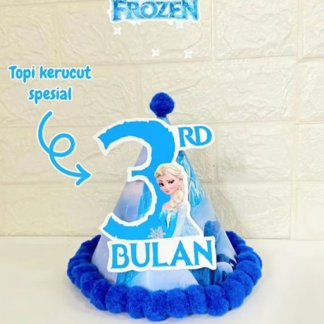 Jual TOPI KERUCUT SPESIAL FROZEN //TOPI SPESIAL ELSA | Shopee Indonesia