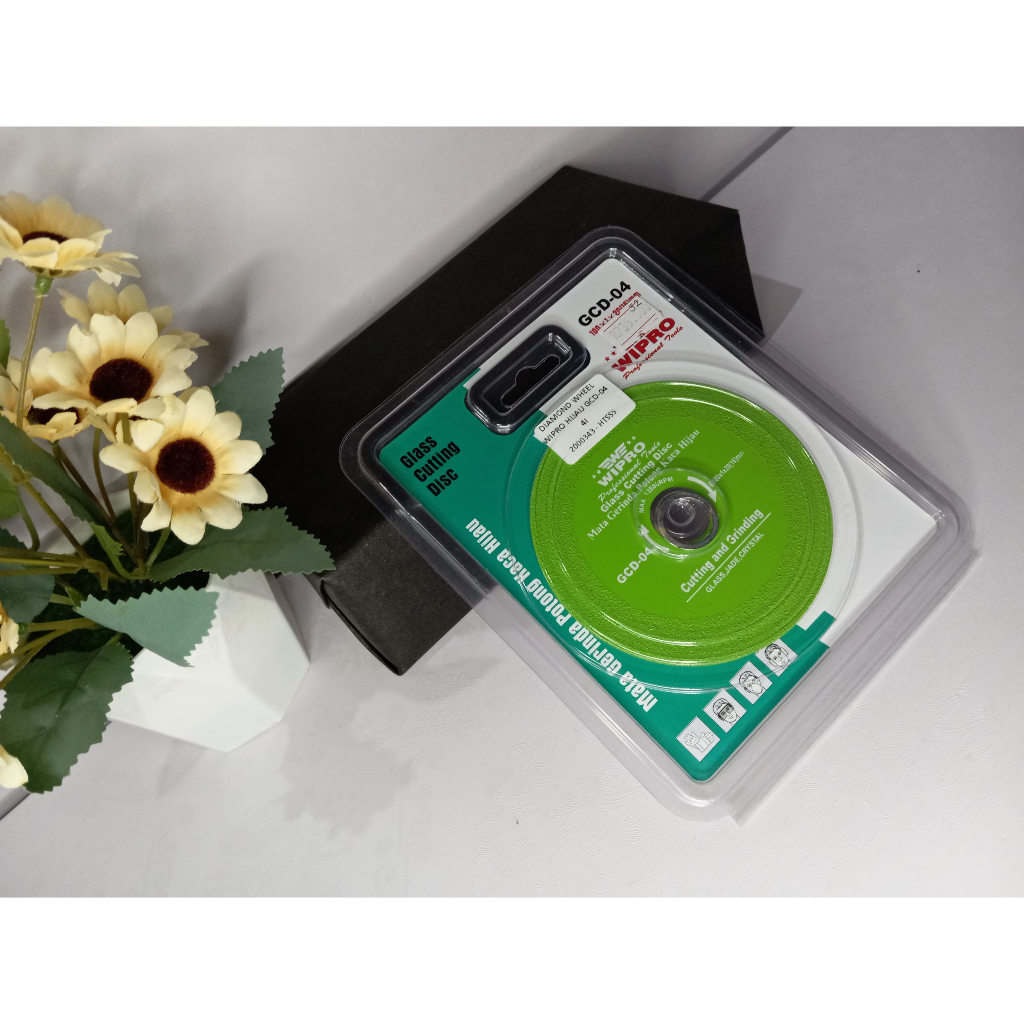 Jual Wipro Diamond Wheel - Mata Gerinda 4" GCD-04 untuk Potong Kaca ...