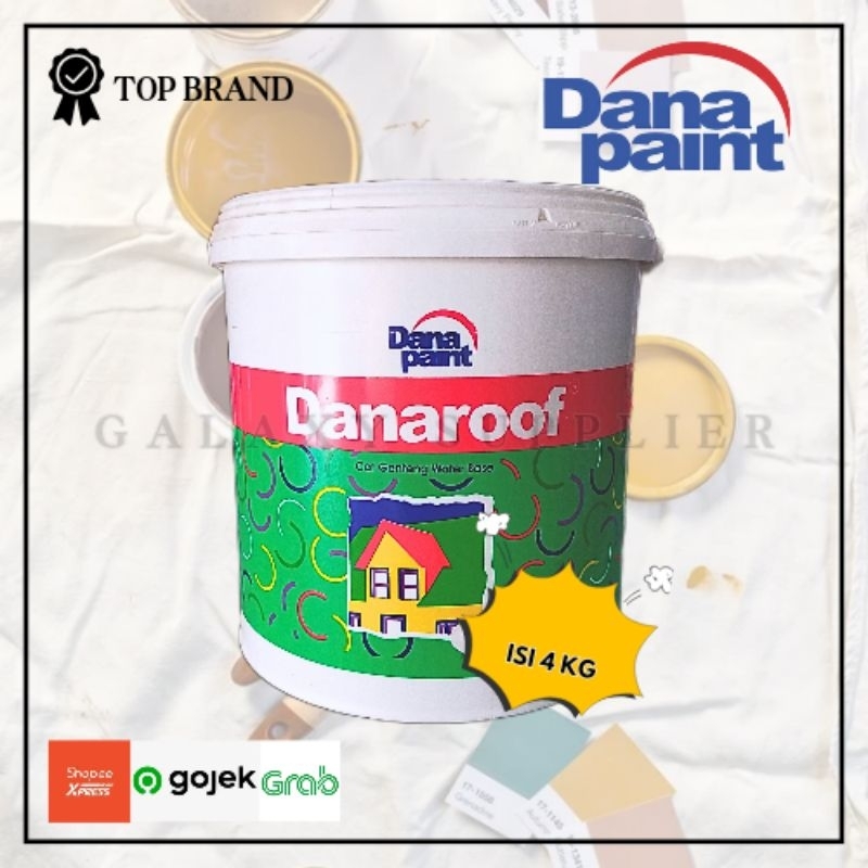 Jual DANAROOF DANAPAINT CAT GENTENG 4 KG BANYAK PILIHAN WARNA | Shopee ...
