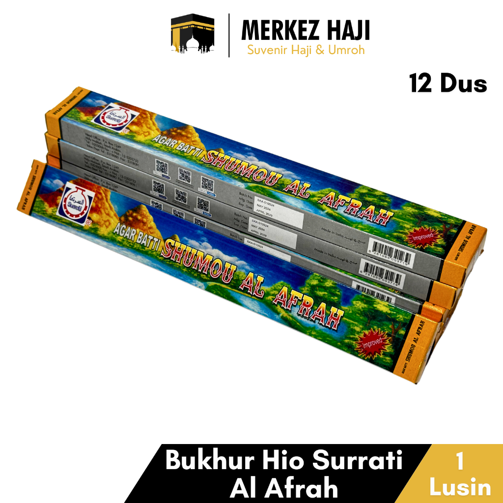 Jual Bukhur Buhur Dupa Lidi Stik Arab Shumou Afrah Surrati 1 Lusin Hio ...