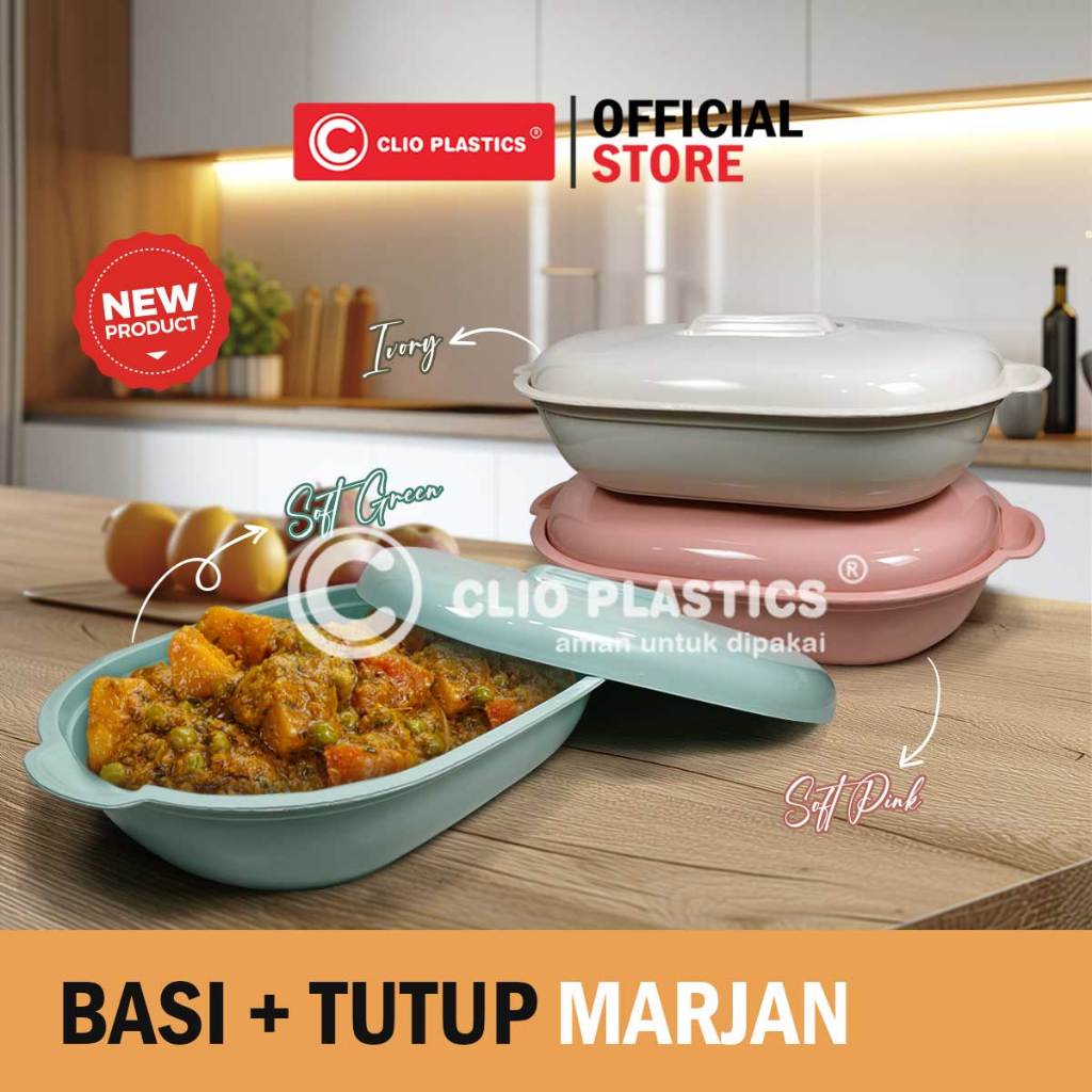 Jual (12 PCS) Basi Tutup Marjan - Bakul nasi/bakul sayur - Wadah ...