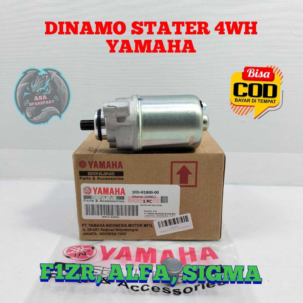 Jual DINAMO STATER 4WH ASLI ORIGINAL Motor YAMAHA FIZR , F1ZR , ALFA ...