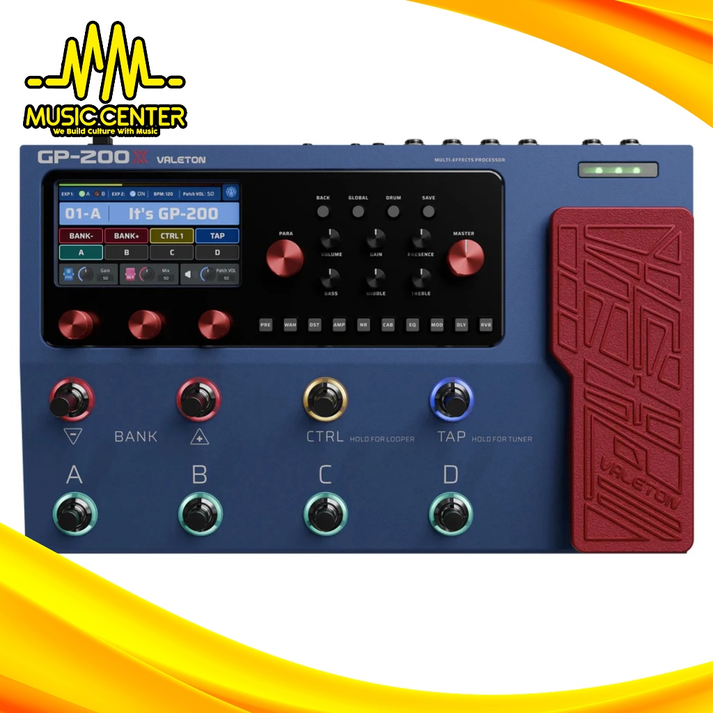 Jual Efek Digital Valeton GP200X GP-200X Multi Effects Processor ...