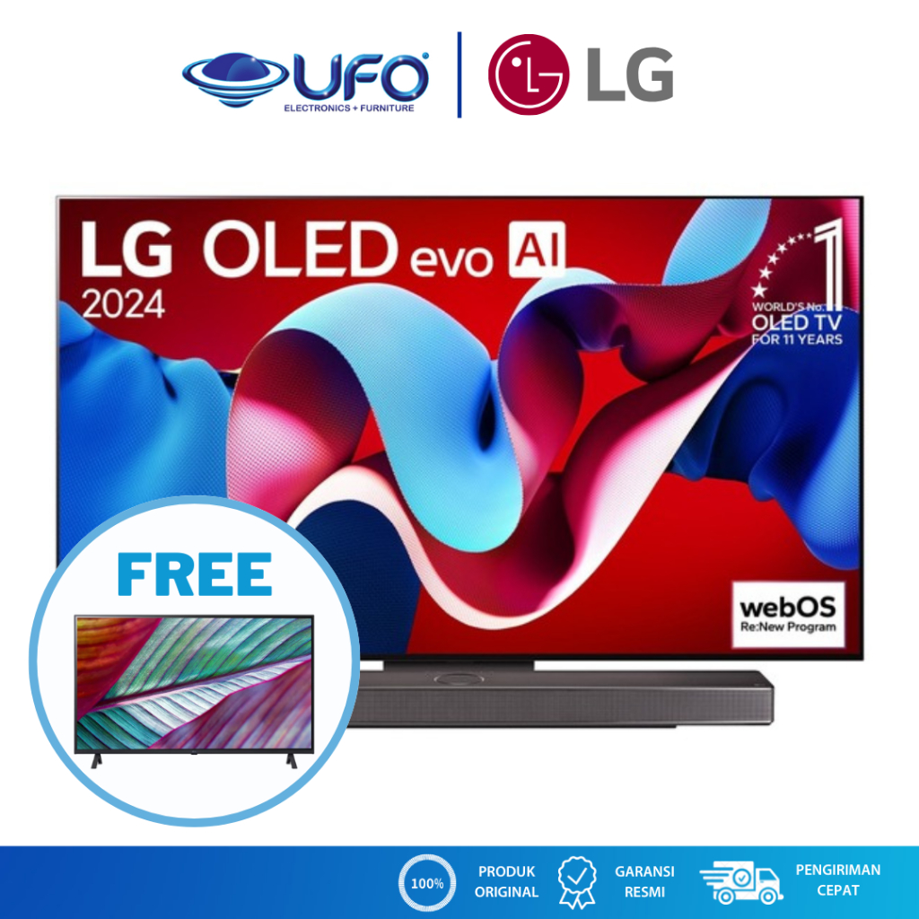 Jual LG OLED55C4PSA SMART OLED TV 55 INCH 4K UHD | Shopee Indonesia