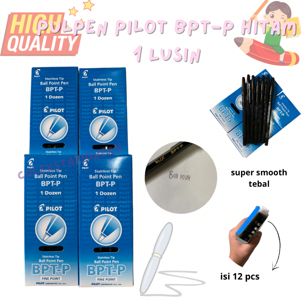Jual Pulpen Pilot BPT-P Fine Point / Ballpoint Pilot Bptp 0.7 Tinta ...